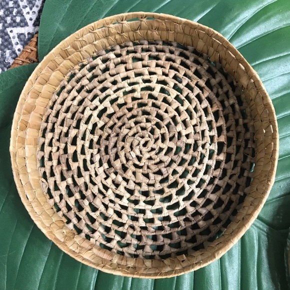 Accents | Round Woven Cowrie Shell Basket With Lid | Poshmark